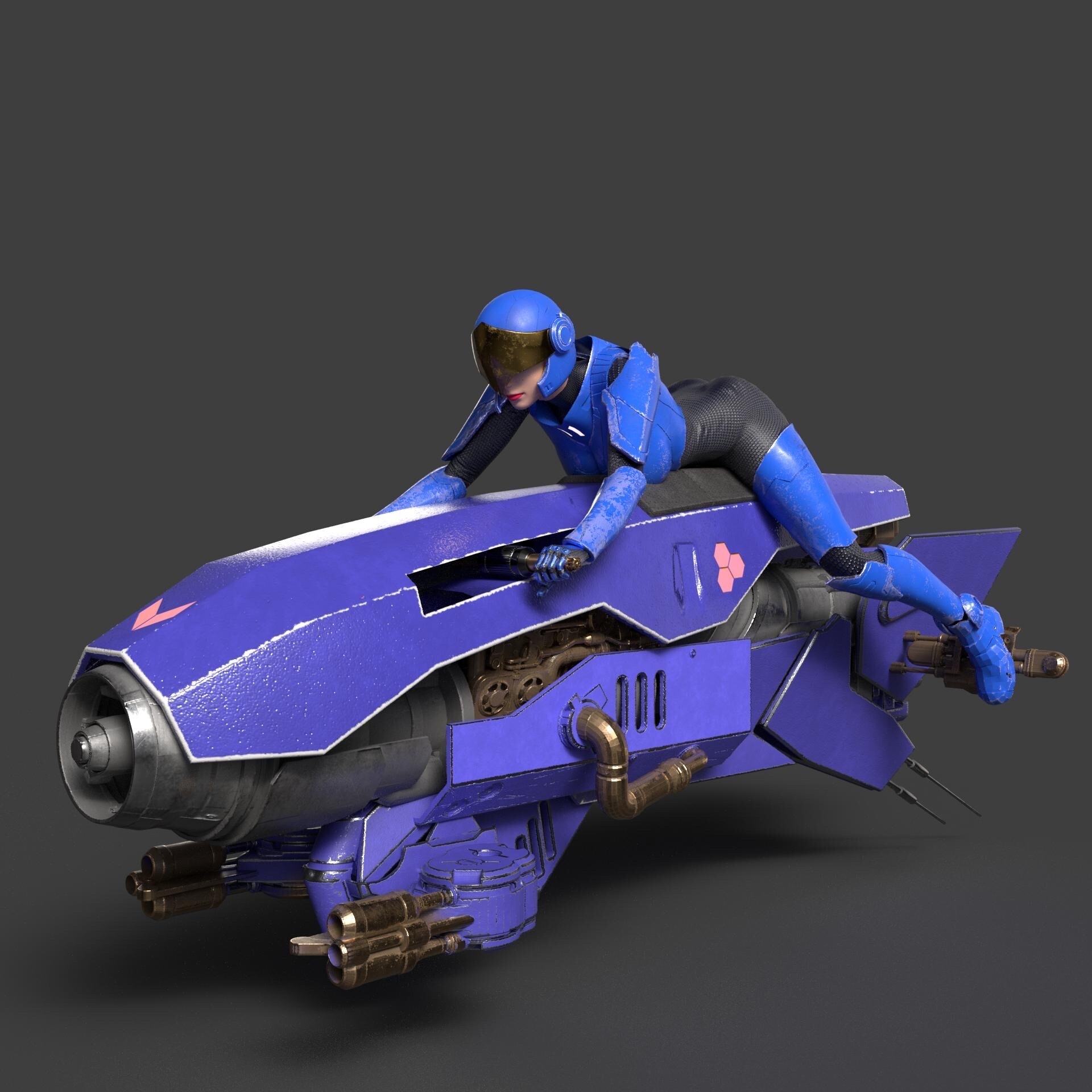 ArtStation - Sci-fi Bike