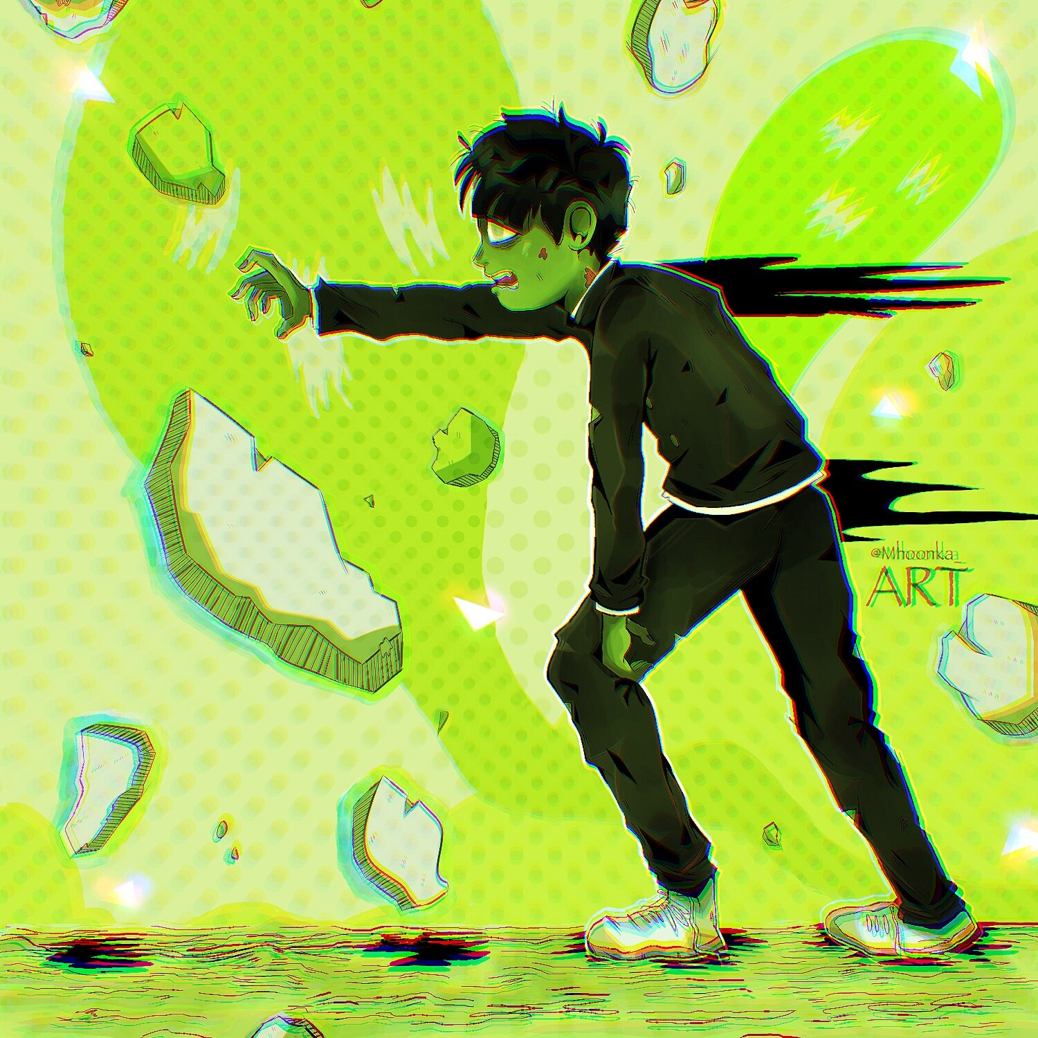 ArtStation - MOB (Mob Psycho 100)