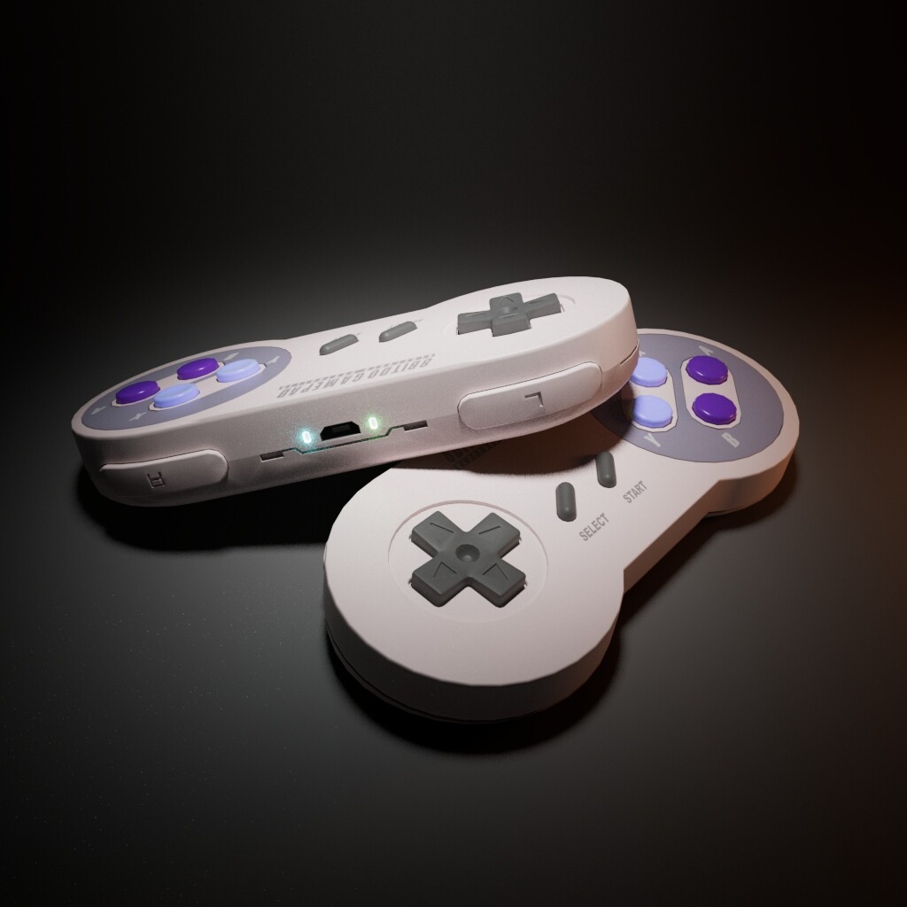 ArtStation - Hard surface 8bitdo sn30 controller