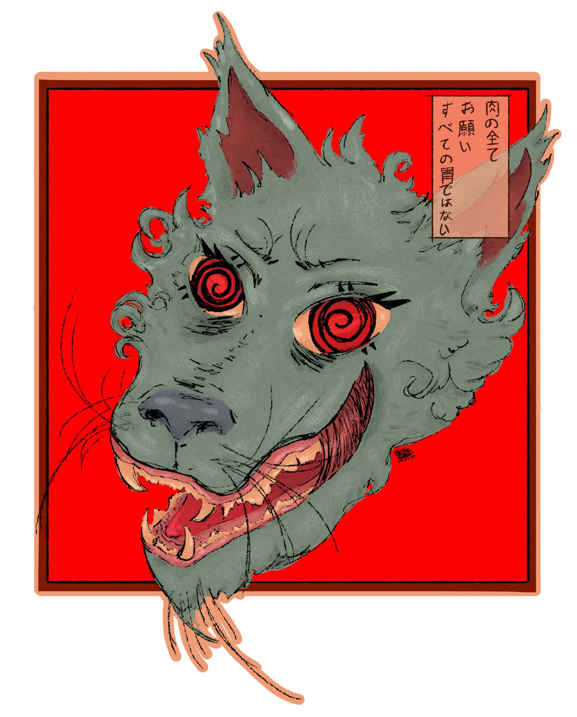 ArtStation - "All Meats Please Not All Mouths" (2020)