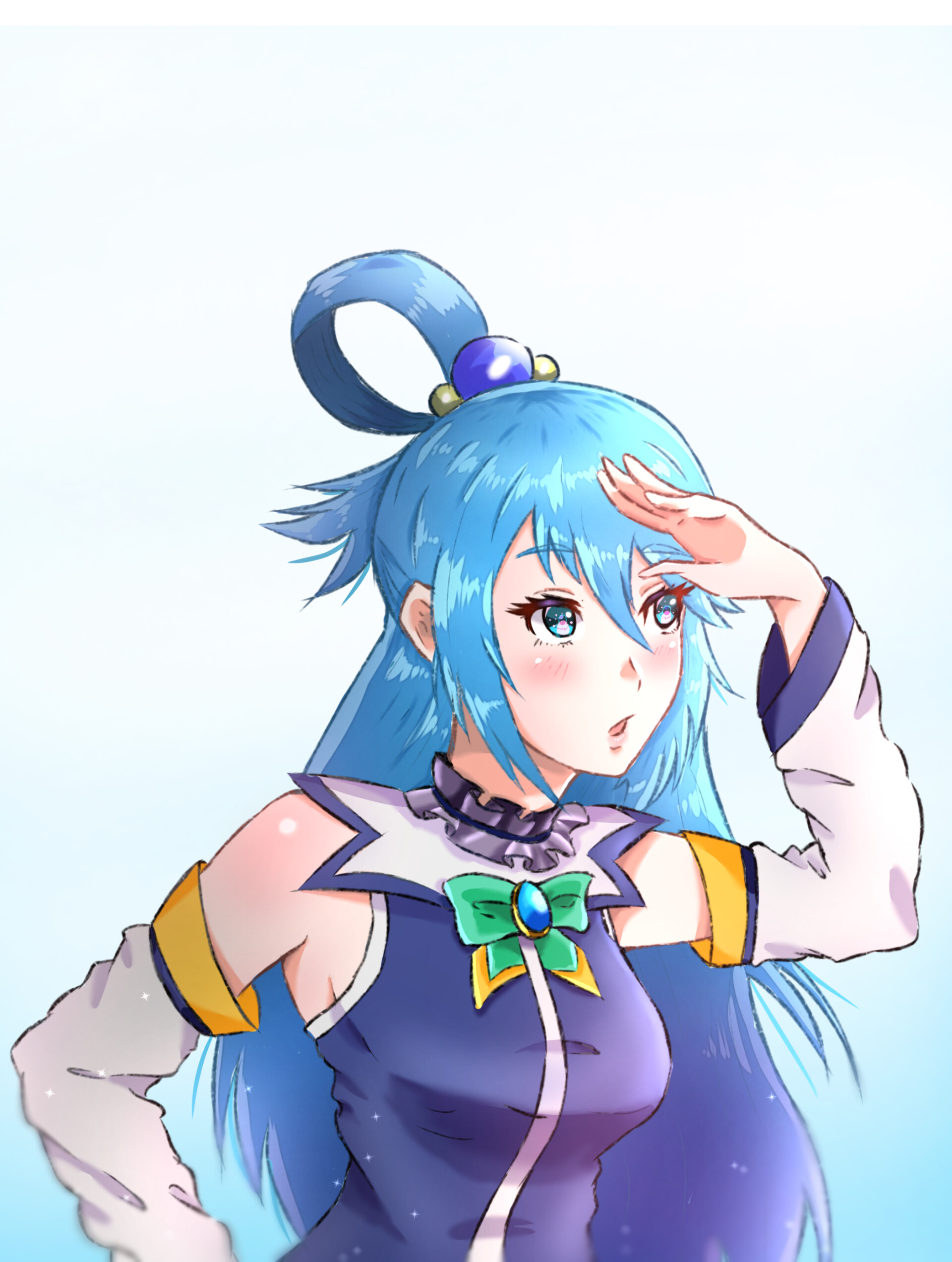 ArtStation - Goddess Aqua (Konosuba)