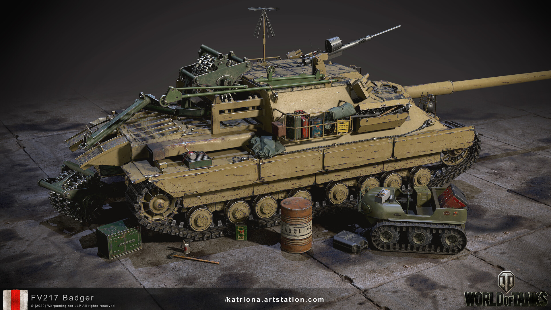 Katerina Rogutovich - 3D style for FV217 Badger.
