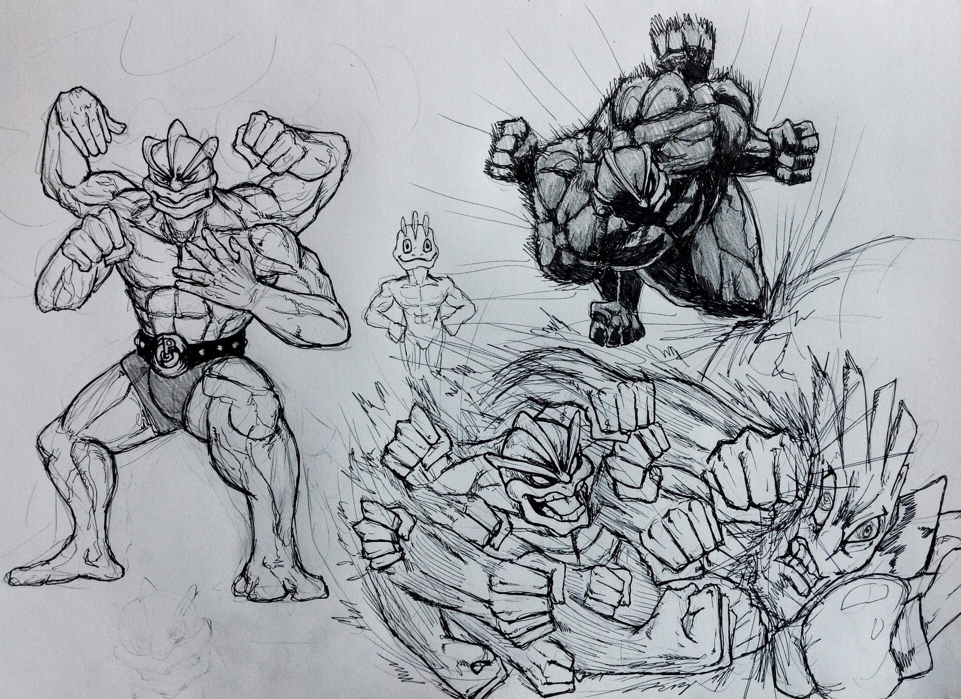 ArtStation - Machamp Doodles