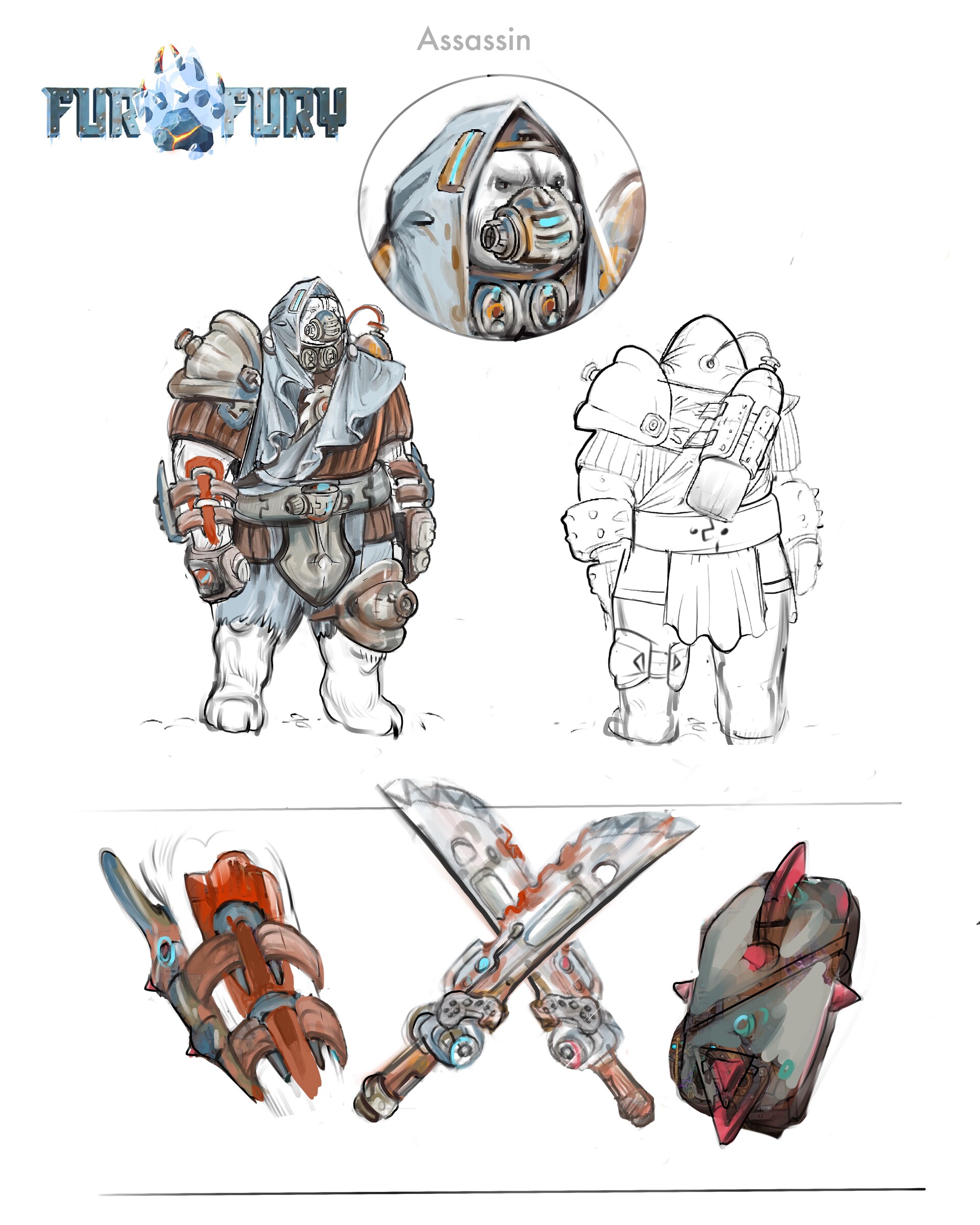 ArtStation - Fur&Fury concept