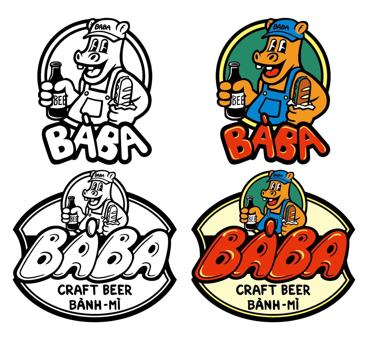ArtStation - BaBa (Craft Beer & Sandwiches) - Logo