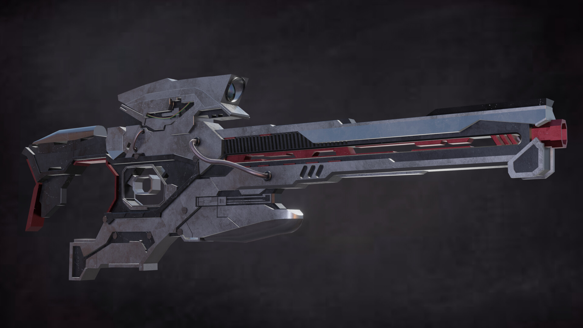 ArtStation - Prostector X3 Rifle
