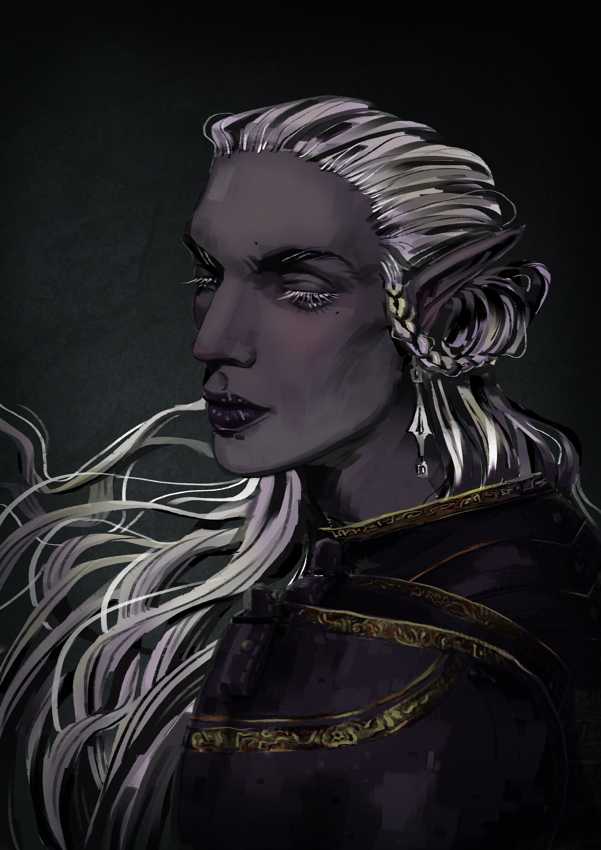 ArtStation - Drow Portrait