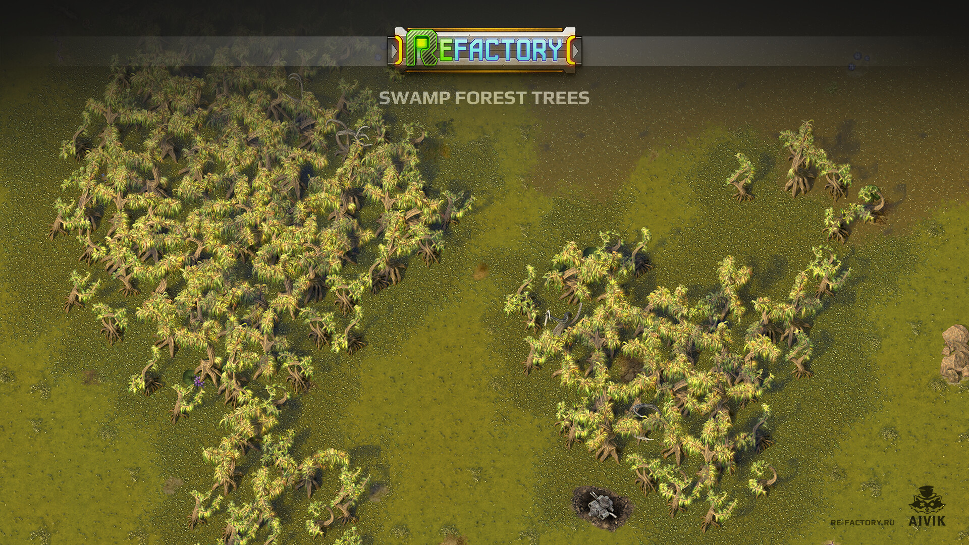 ArtStation - ReFactory - Swamp Forest Set