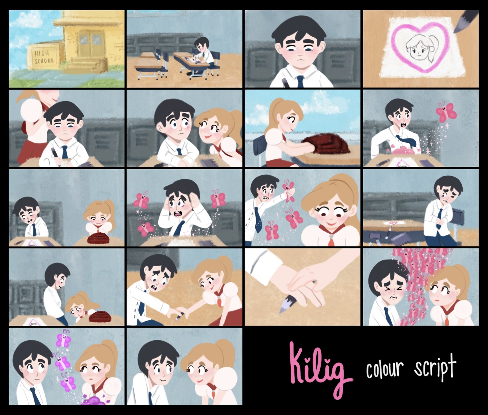 Isabela Mendoza - Kilig: Short Animated Film and Concept Art