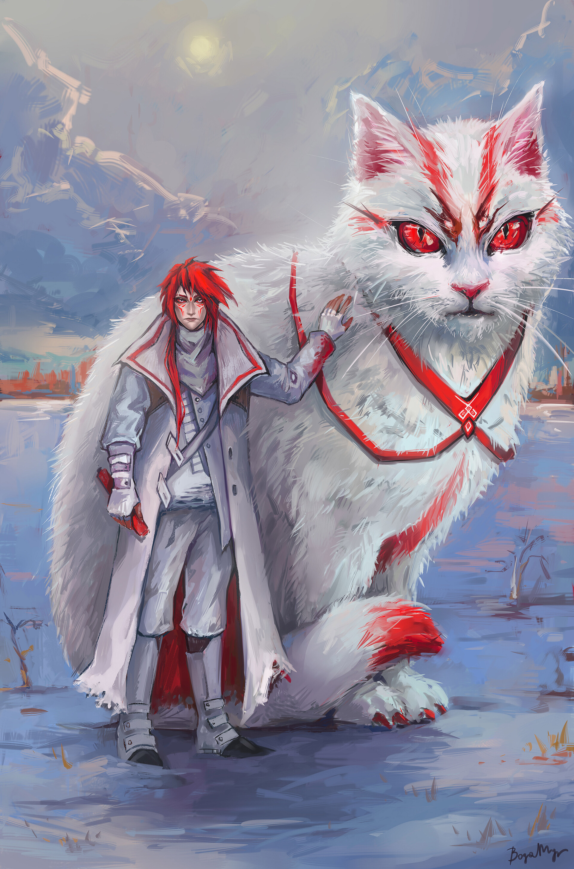 ArtStation - Mount with master