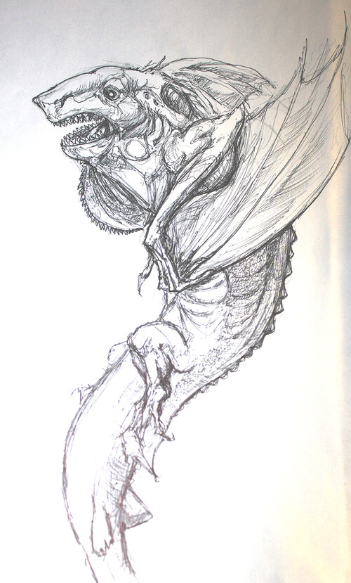 ArtStation - Shark Monster Concept