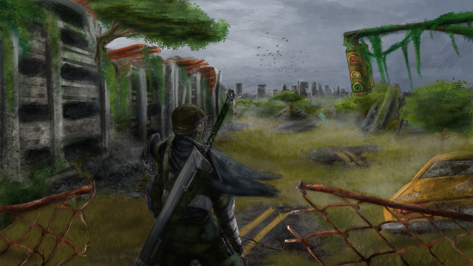 ArtStation - The World that Was Left Behind