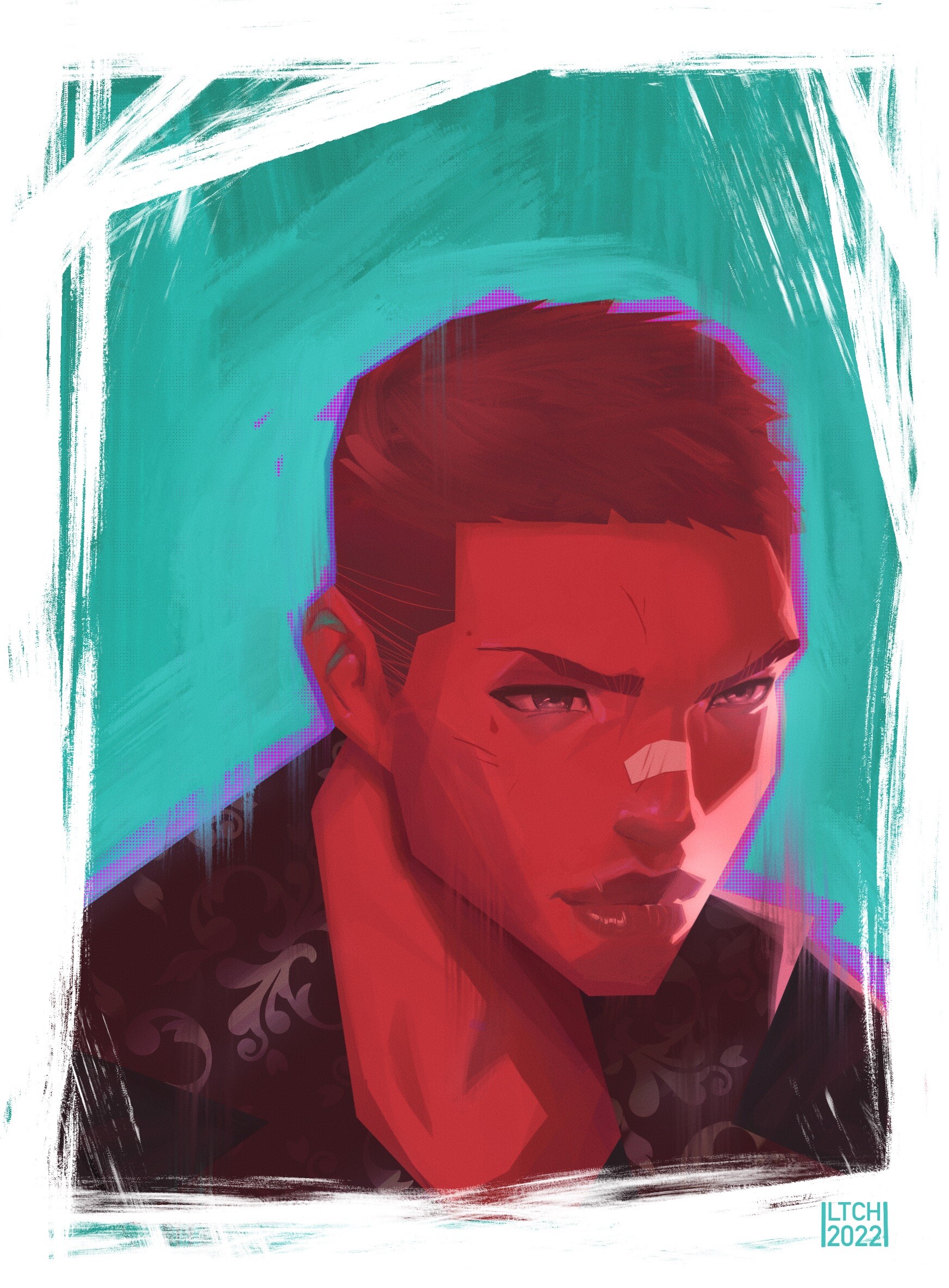 ArtStation - Domino // Procreate portrait