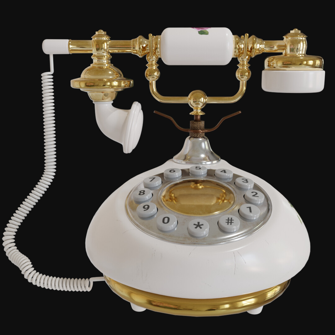 ArtStation - Vintage phone