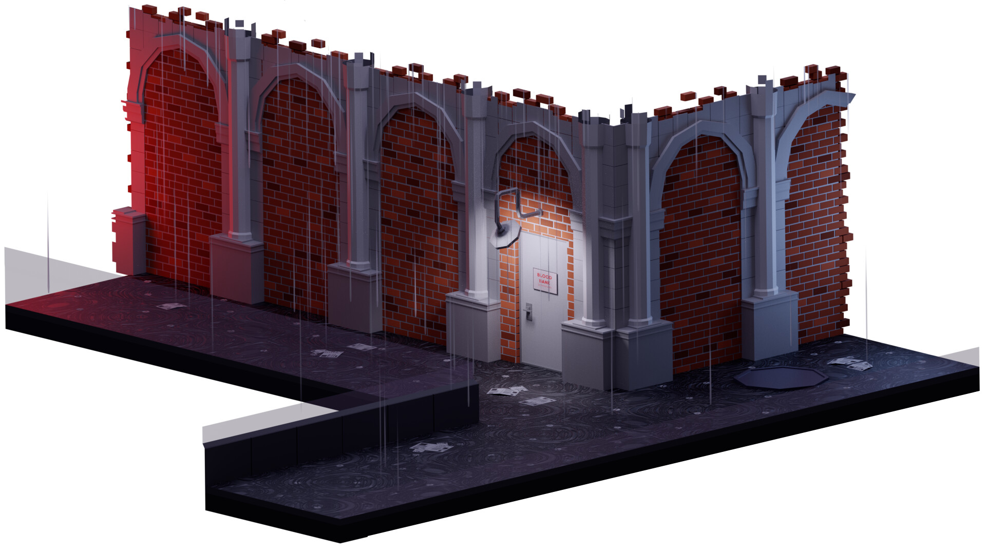 ArtStation - Blood bank from Vampire: The Masquerade