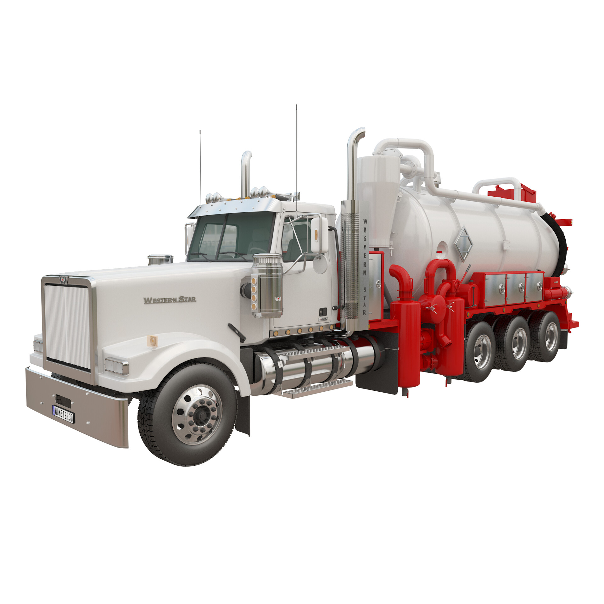 ArtStation - Vacuum Truck 3D model