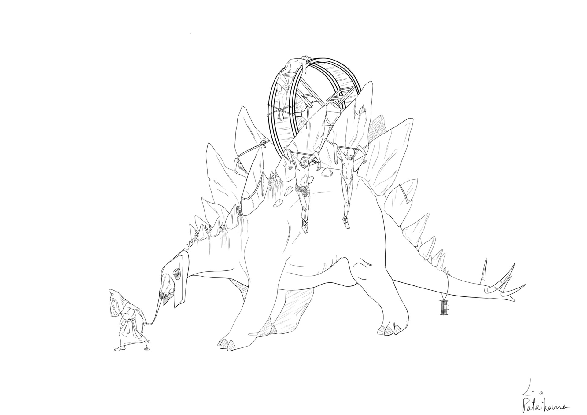 dinotopia coloring pages