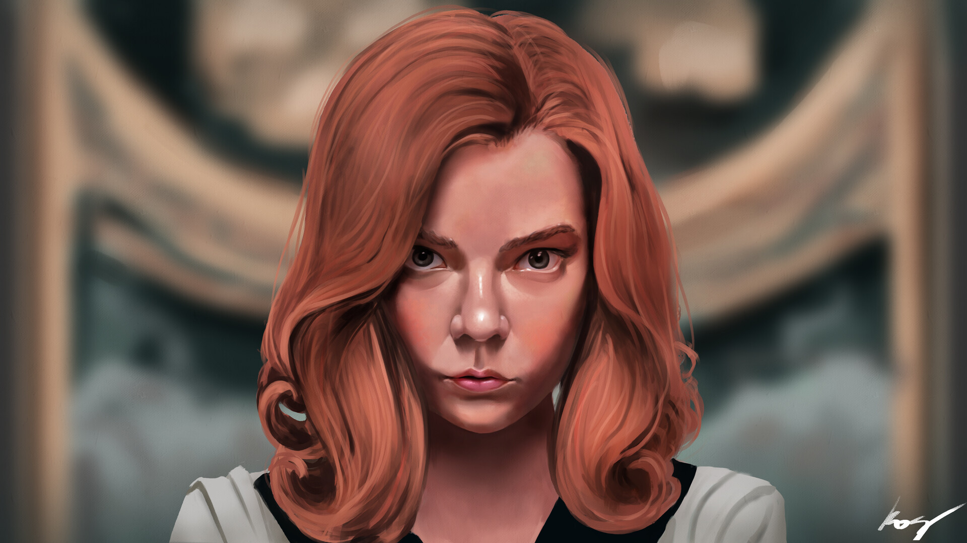 ArtStation - The Queen's Gambit fan art