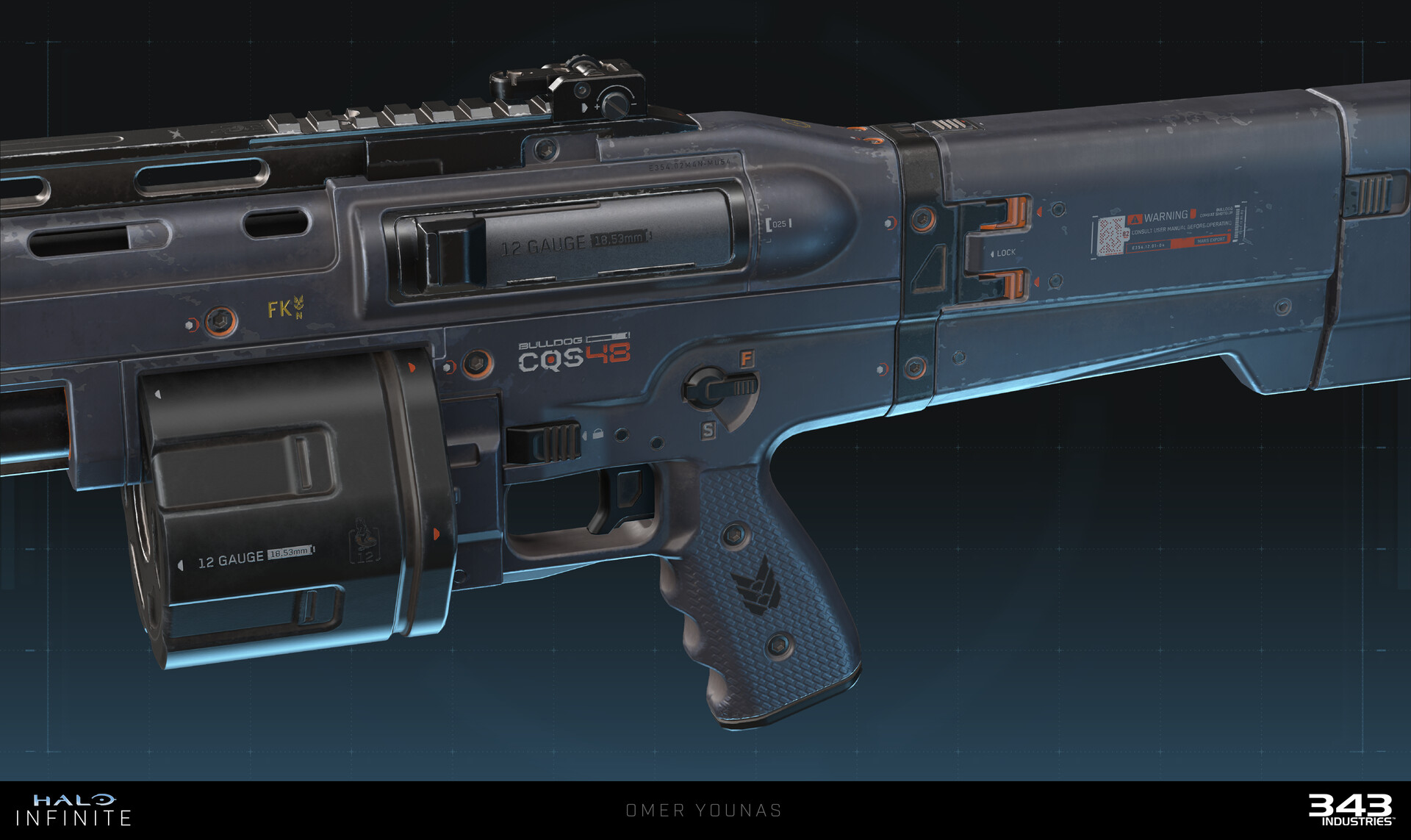 Omer Younas - HALO INFINITE - UNSC Weapon Decals