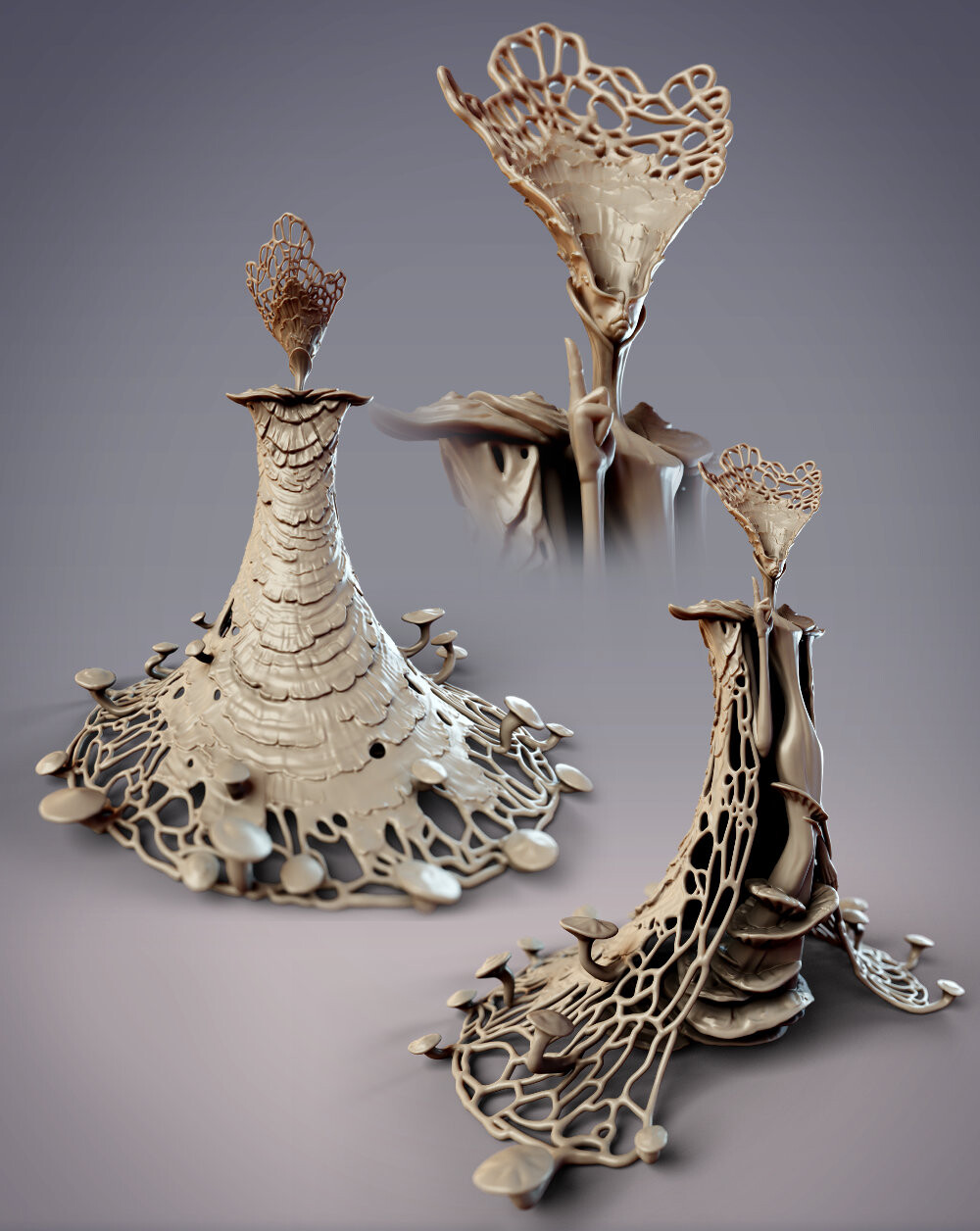 Erin McClellan - The Veiled Lady - Fungus Queen