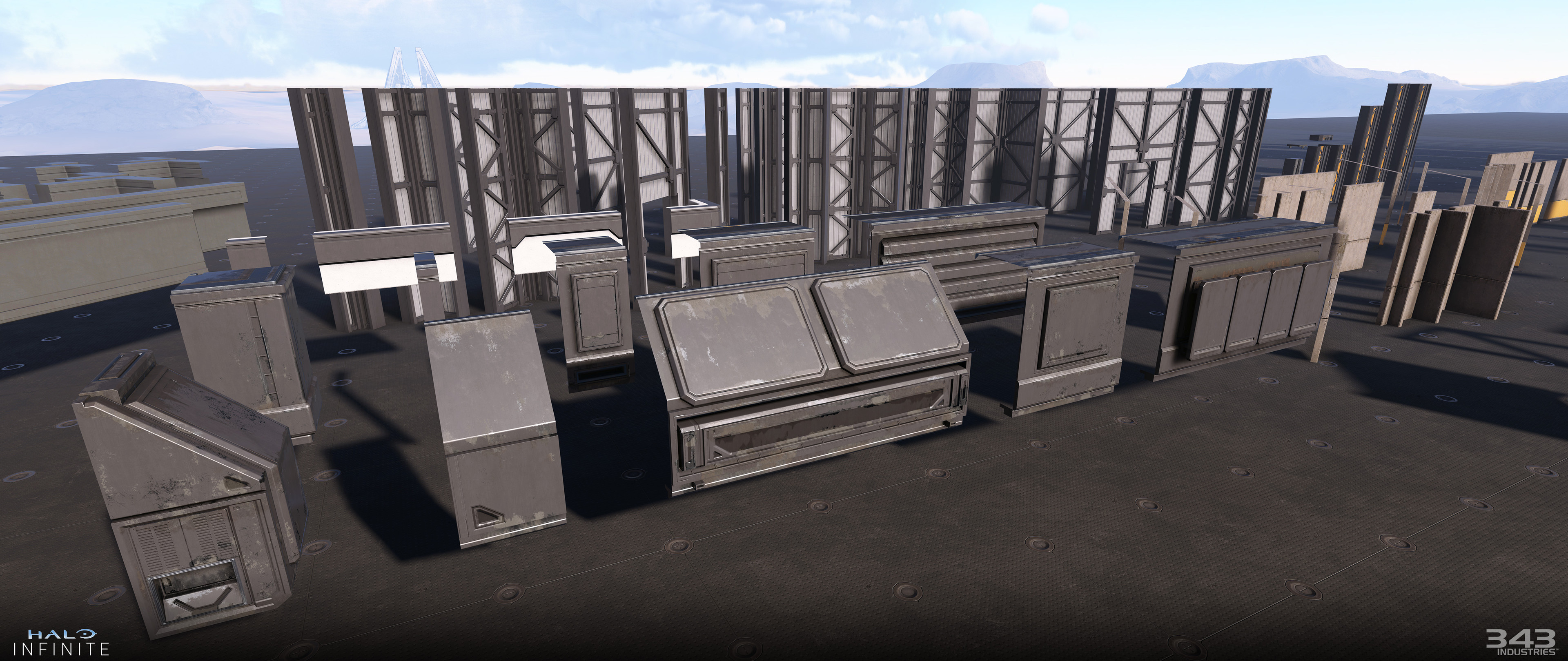 Zachary Suchlicki - Halo Infinite: UNSC - Modular Sets & Props