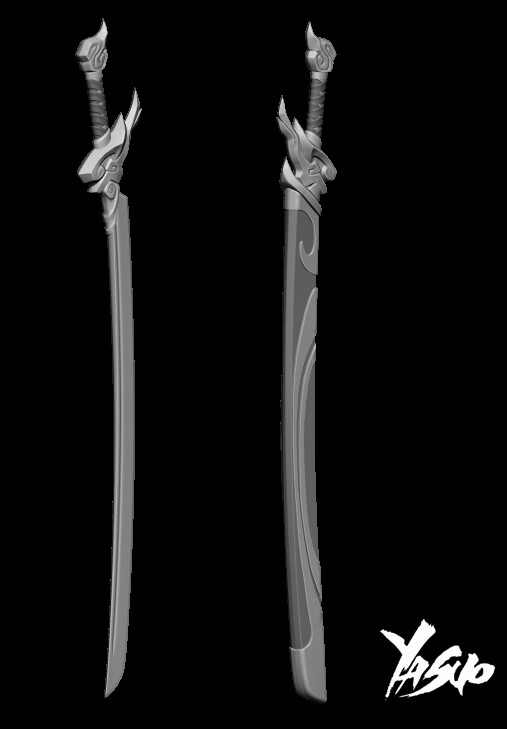 ArtStation - Yasuo weapon