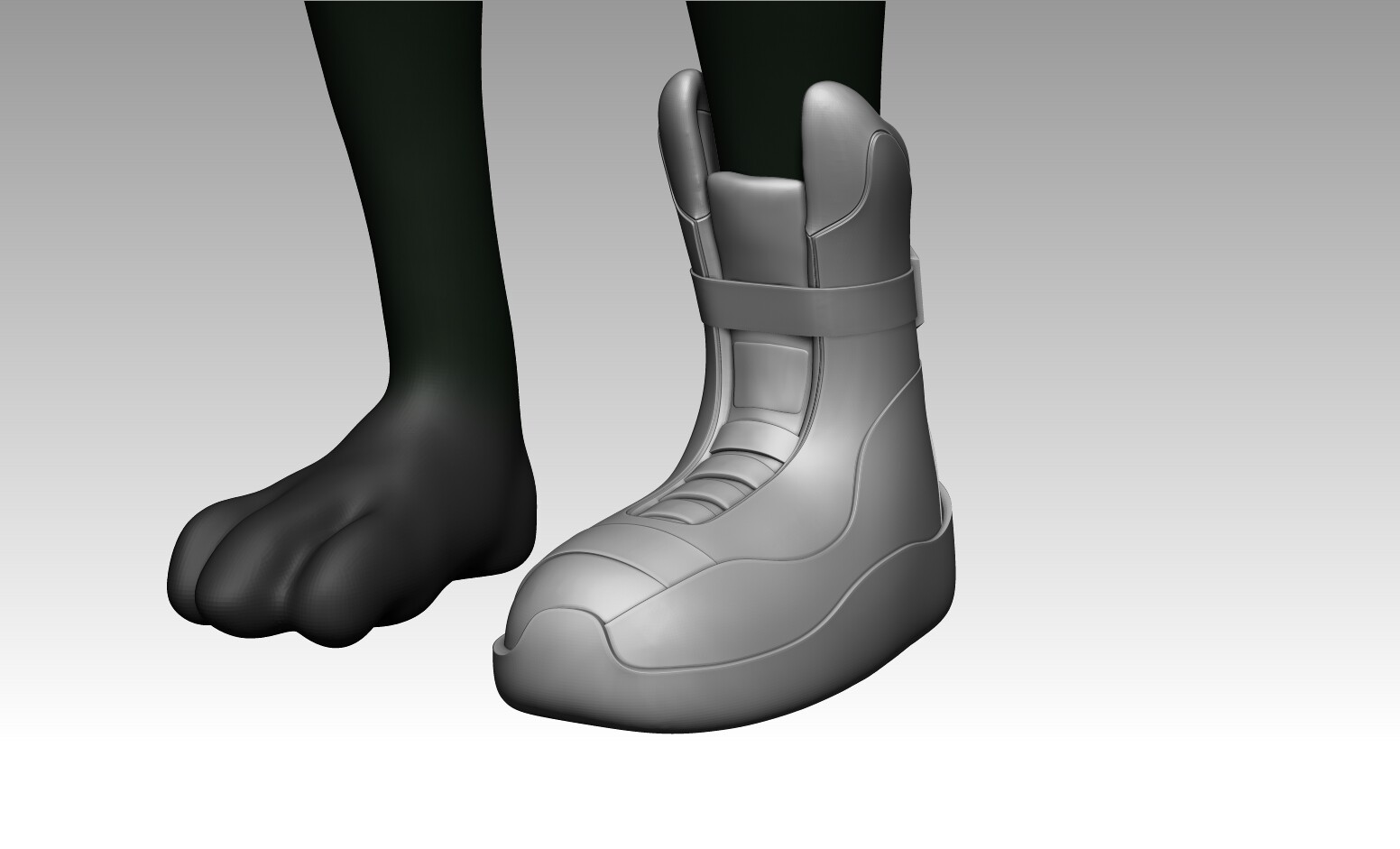 ArtStation - sneakers for my fursona (draft vers)