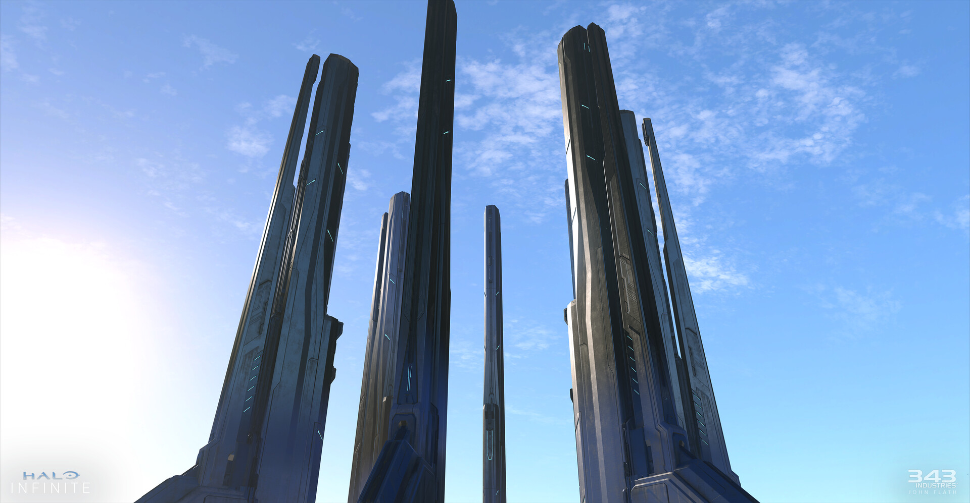 John Flath - Halo Infinite | Forerunner Architecture Landmarks