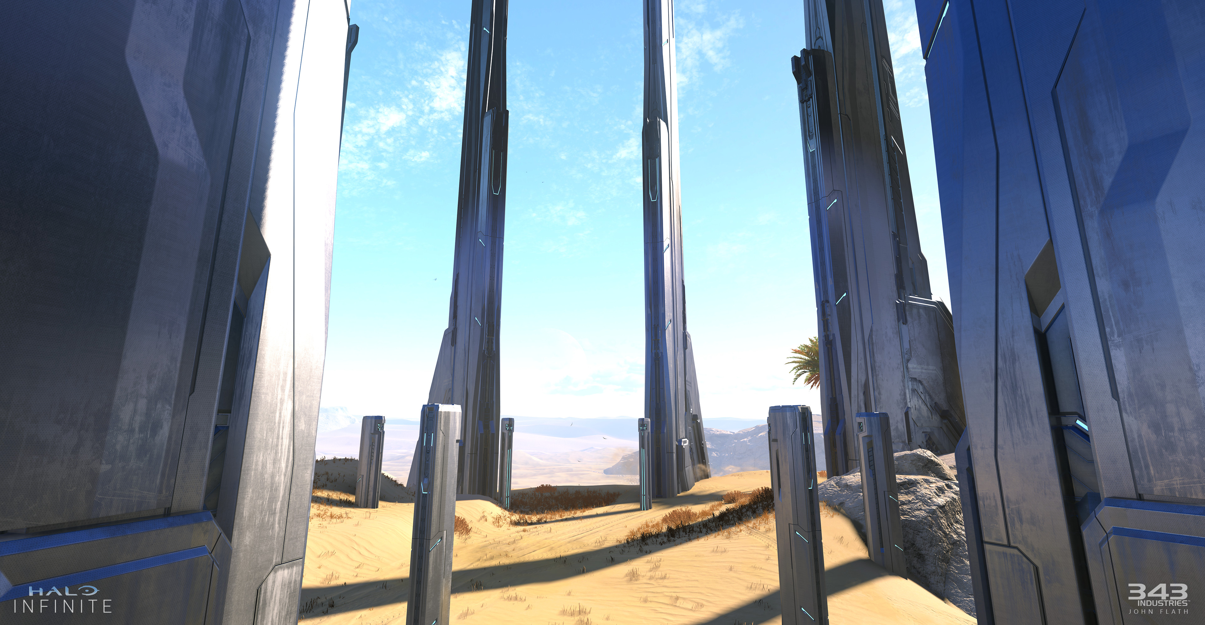 John Flath - Halo Infinite | Forerunner Architecture Landmarks