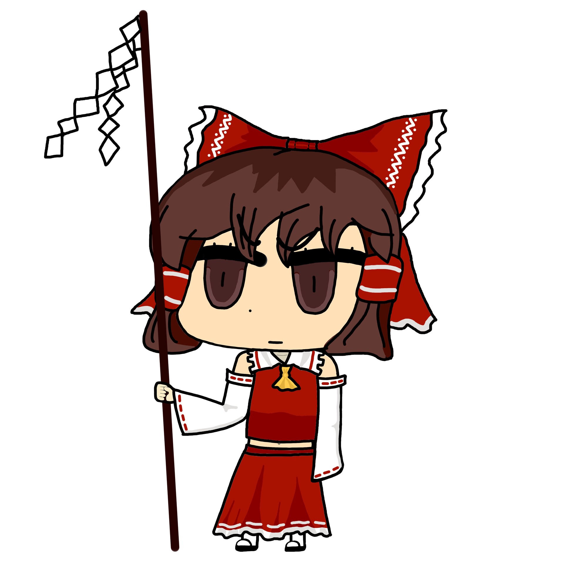 ArtStation - Riyo-Face Reimu