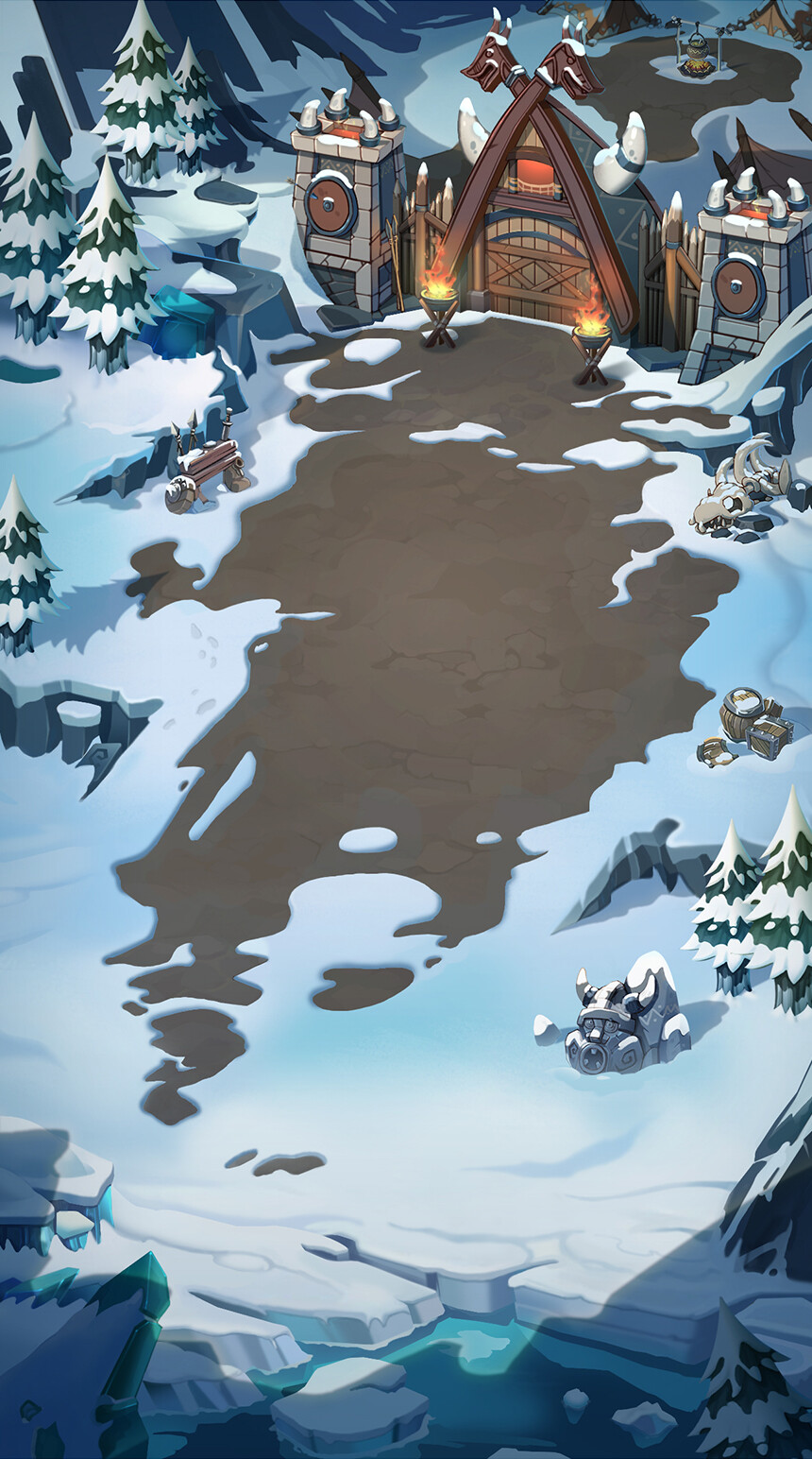 ArtStation - Snow battlefield