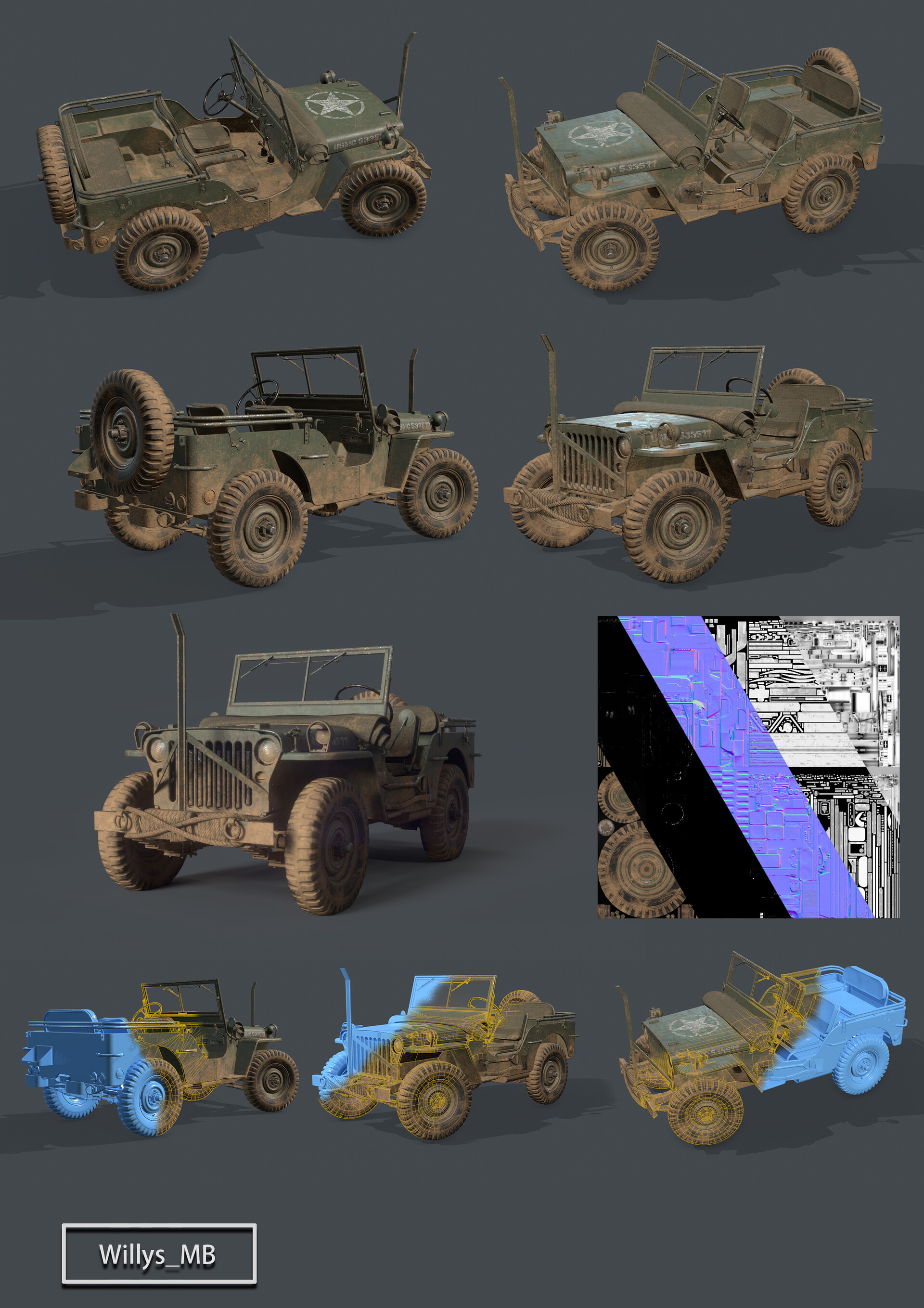 ArtStation - Willys MB