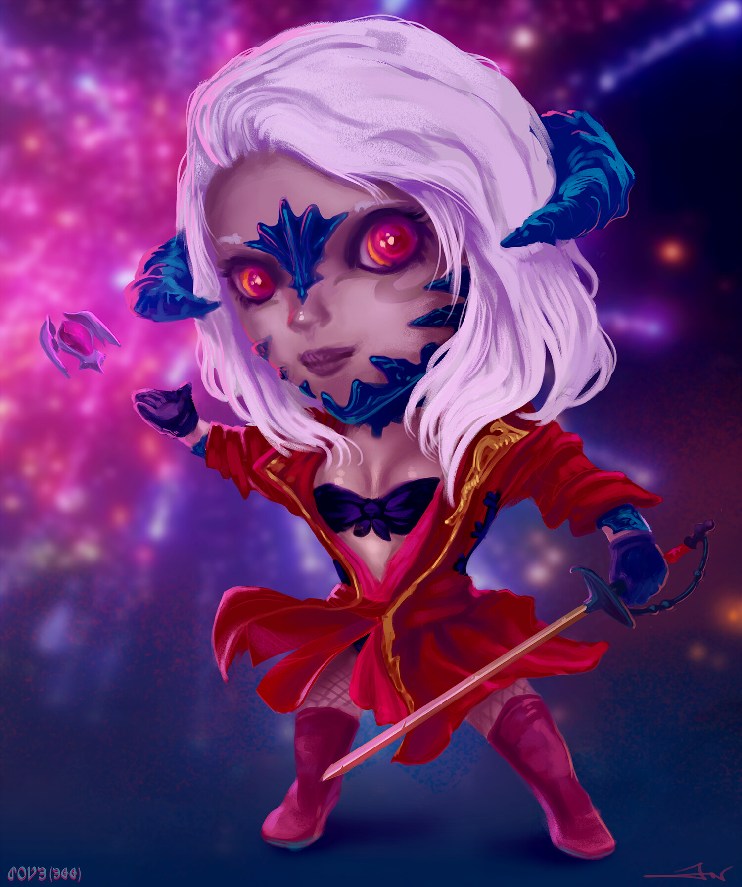 ArtStation - FFXIV Chibi RDM for Dove