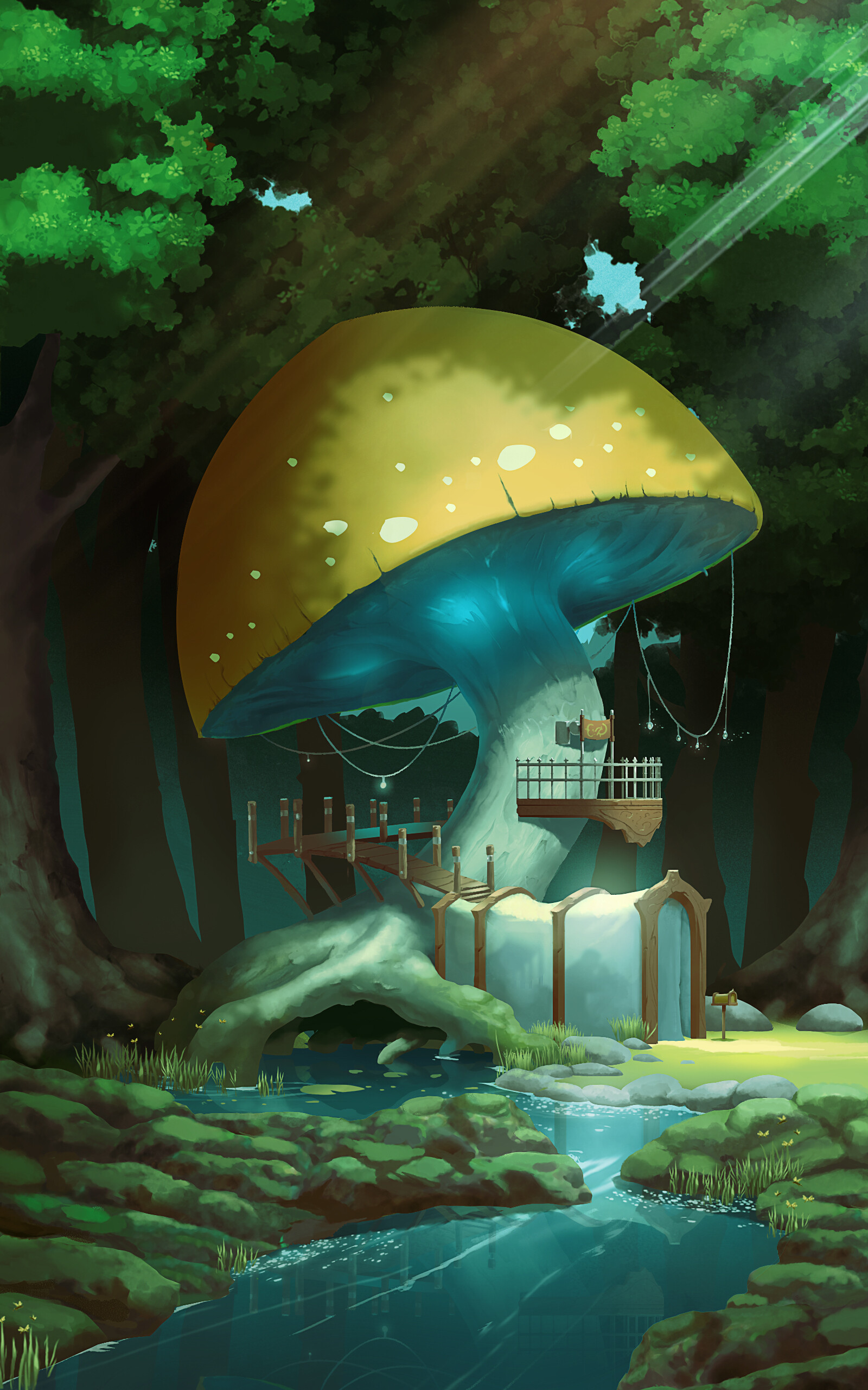 ArtStation - Mushroom Lab