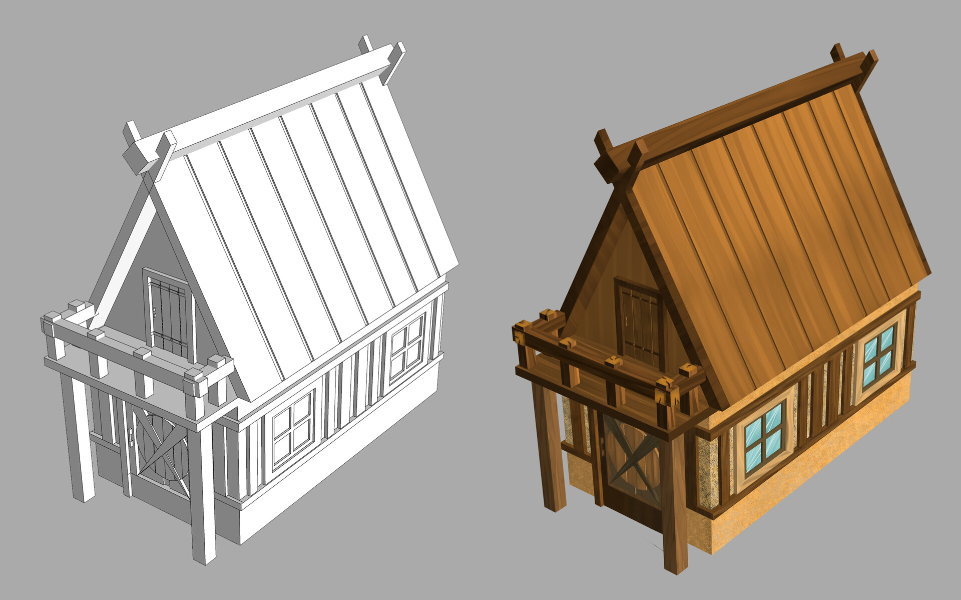 ArtStation - Isometric house