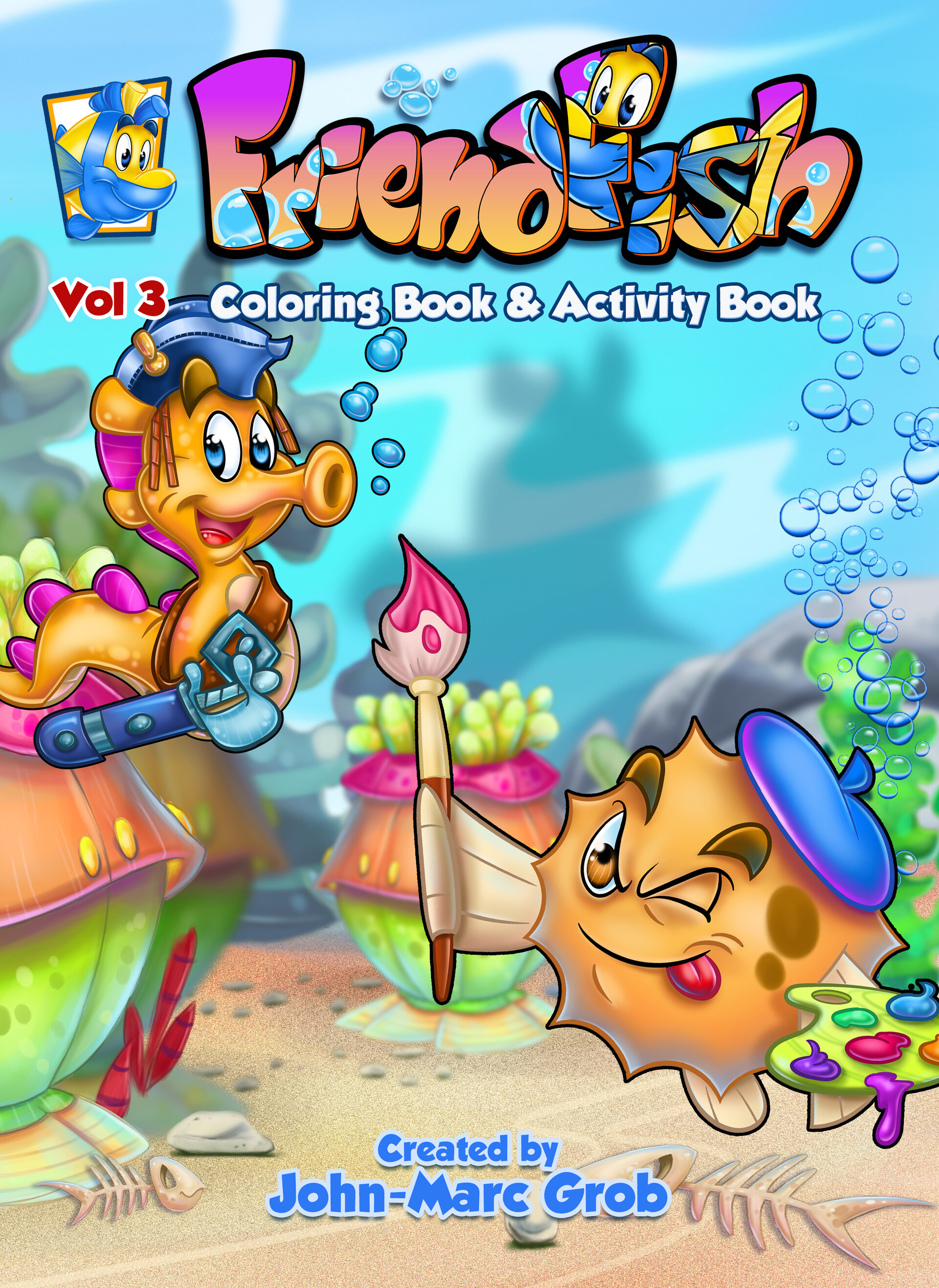 ArtStation - Coloring book cover