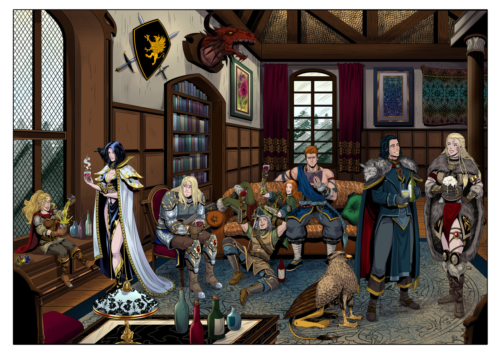 ArtStation - Pathfinder group commission