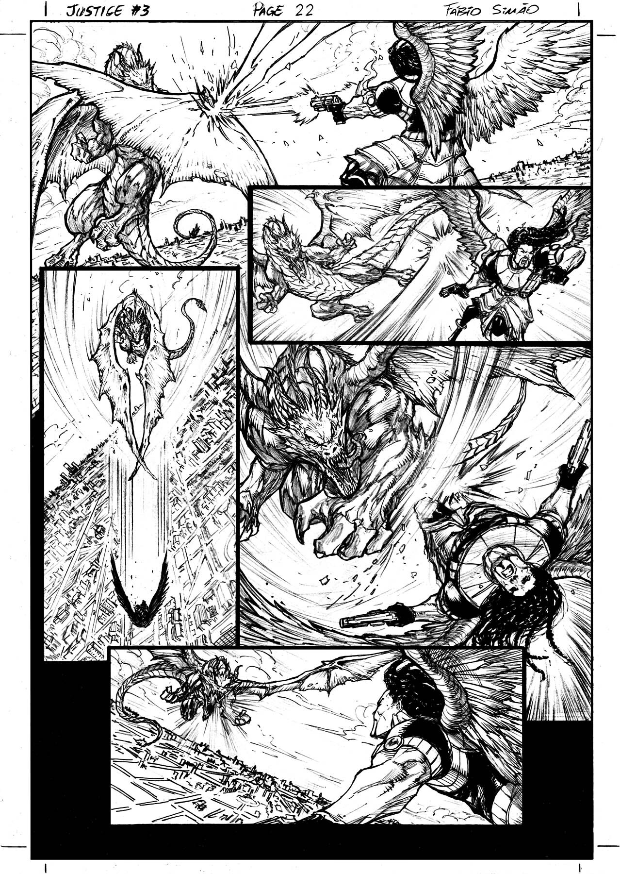 Fábio Simão - Justice #3 (Wingless Comics)