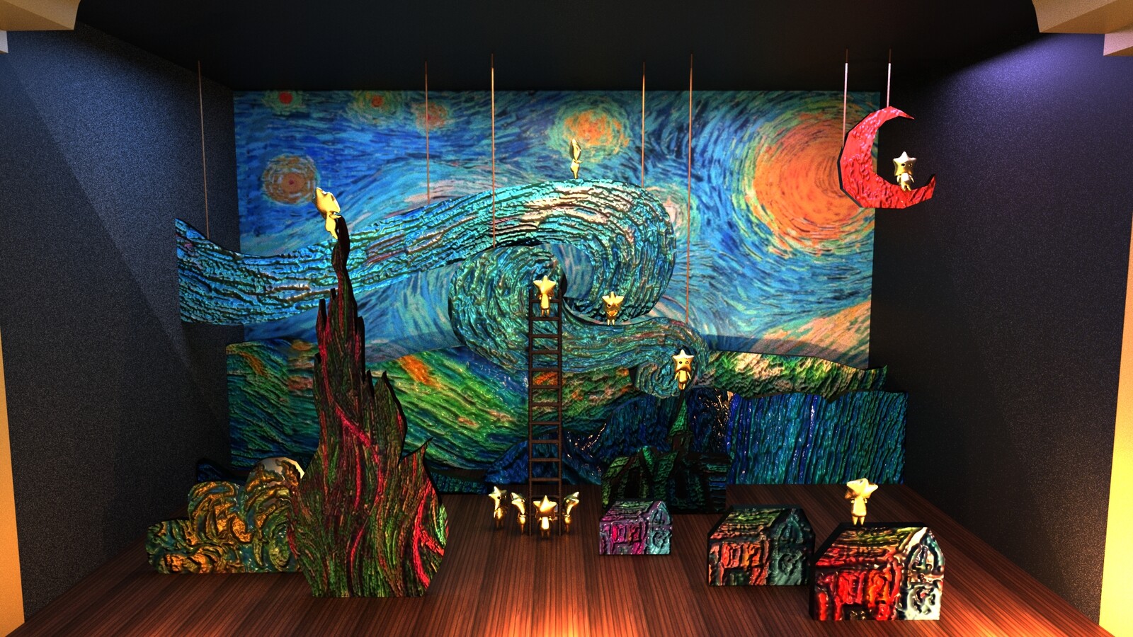Jordan Smith - Starry Night Shadow Box