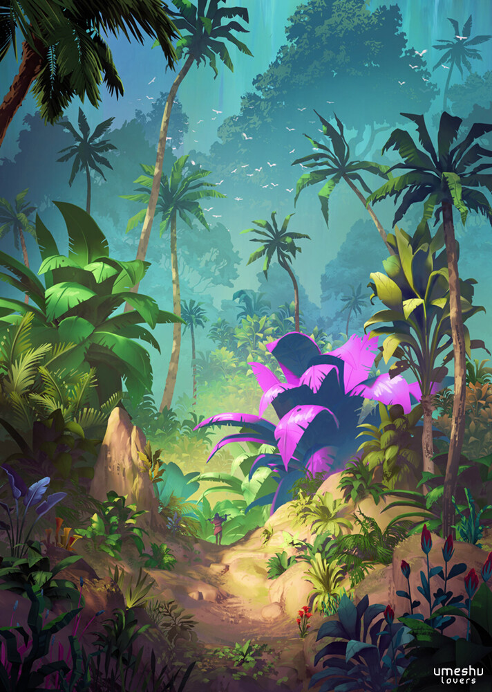 ArtStation - Forest of Liars : Among Leaves