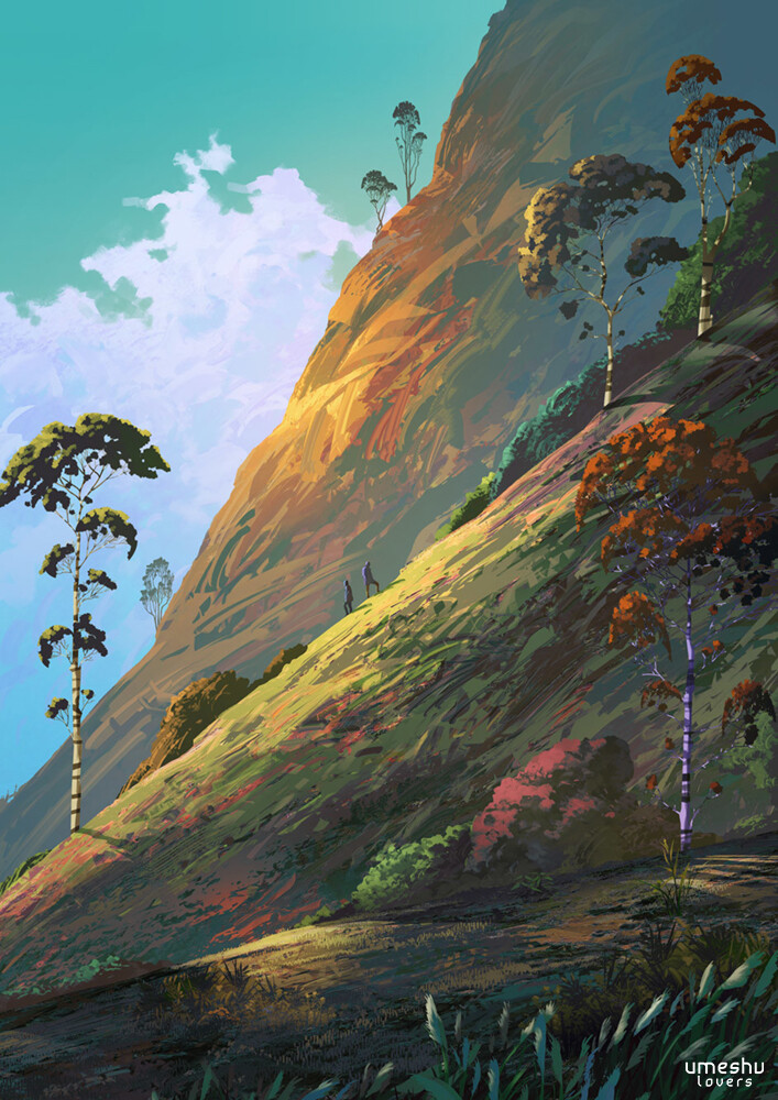 ArtStation - Forest of Liars : Diagonal horizon