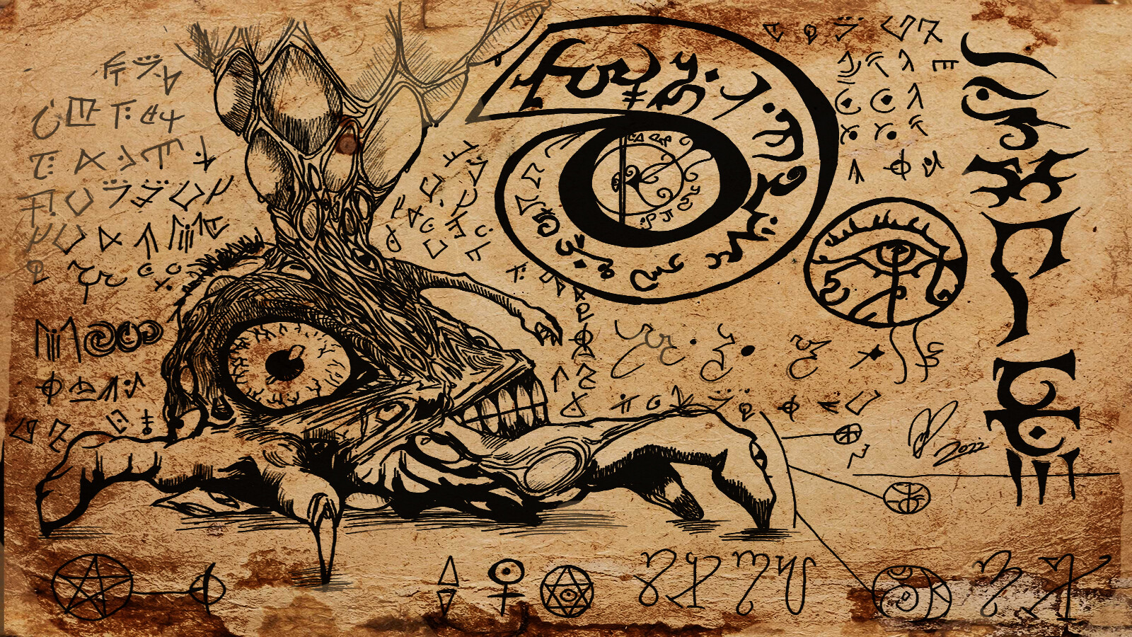 Necronomicon Wallpaper