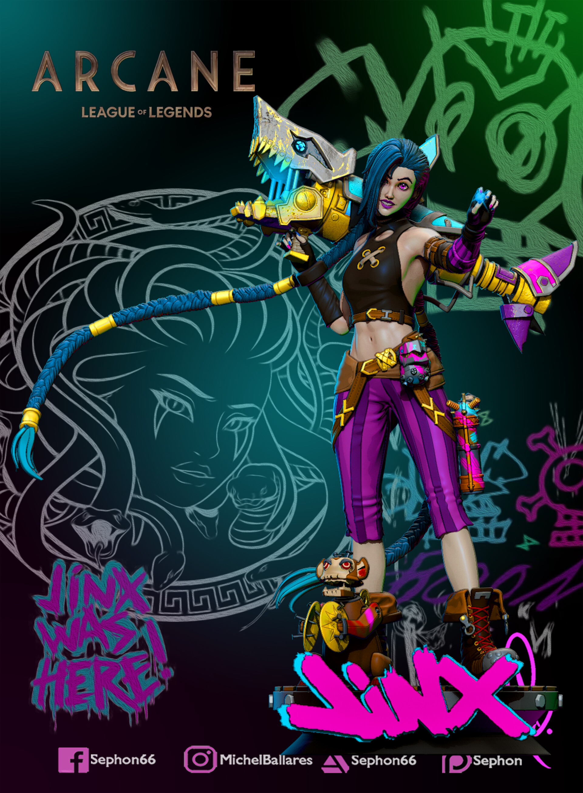 ArtStation - JINX BY CREATIVE GEEK MB