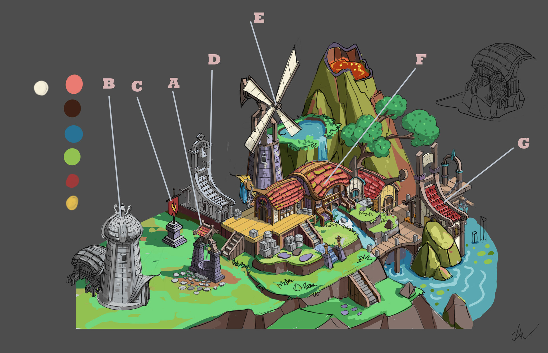 ArtStation - Water island