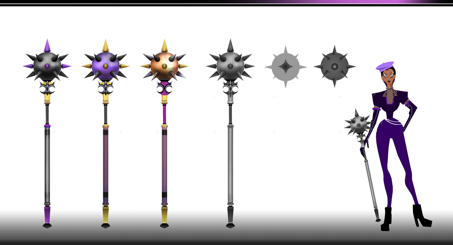 ArtStation - Spiked Mace