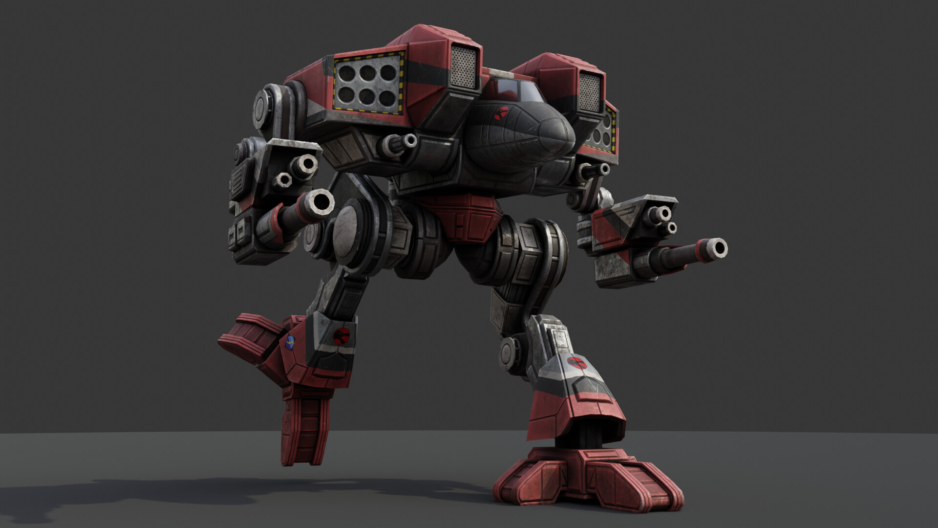ArtStation - MechAssault Cougar BattleMech - Fanart (January 2022)