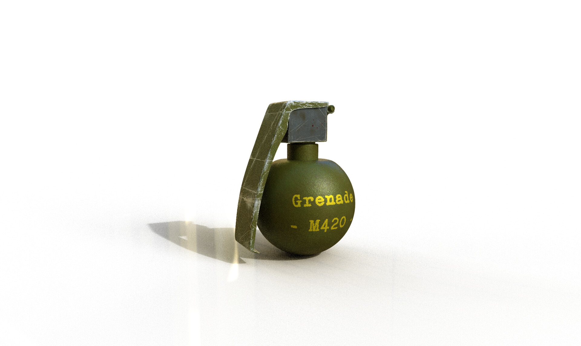 ArtStation - M67 - Grenade - Texture and Renderproject