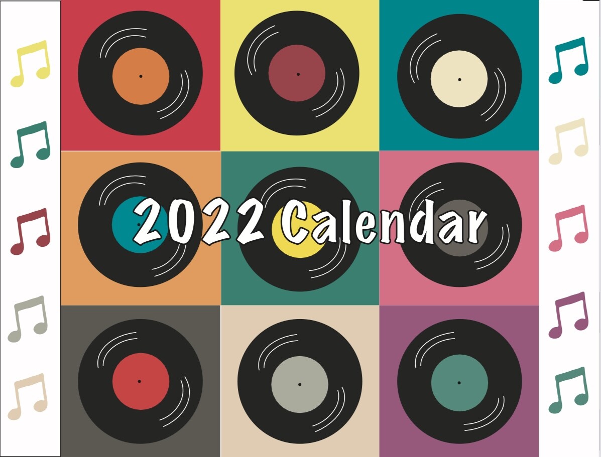 ArtStation - Vinyl Themed 2022 Calendar Cover