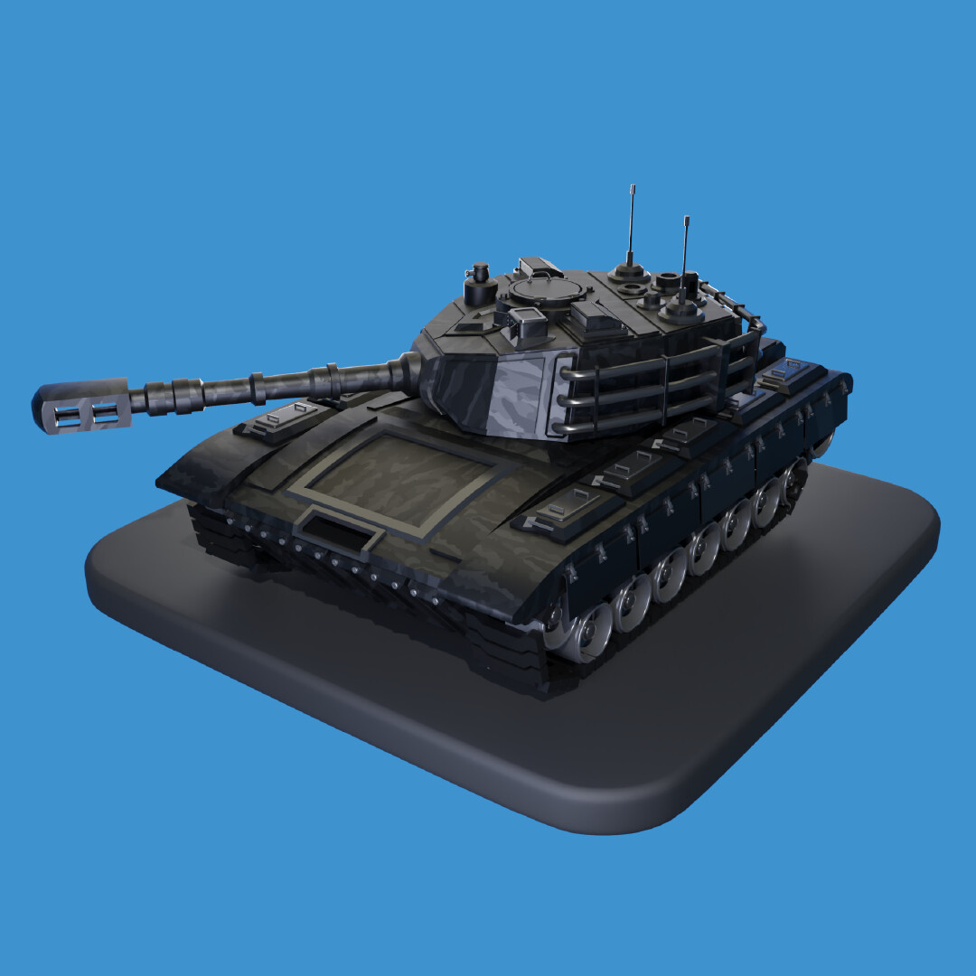 ArtStation - 3D Tank Model
