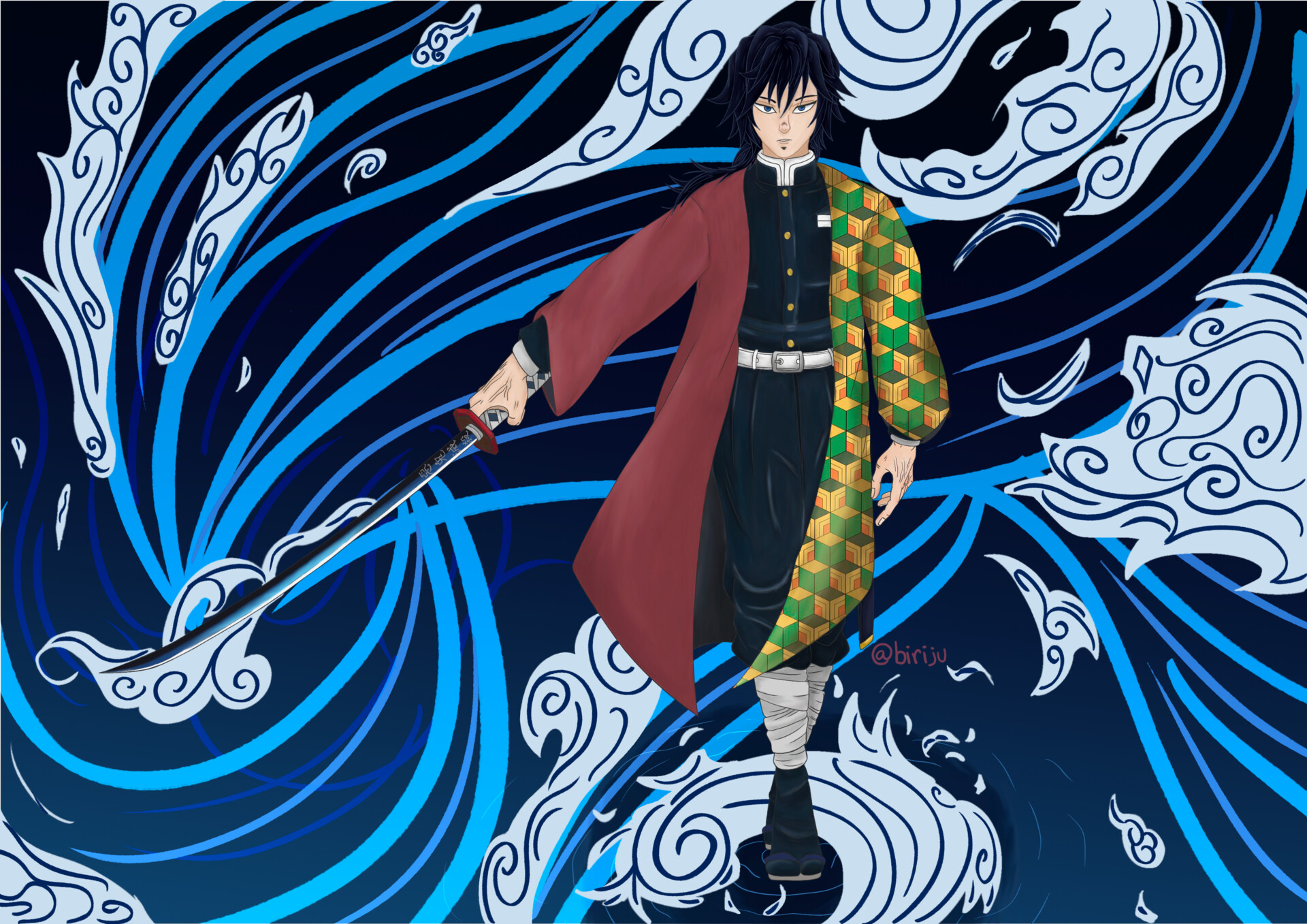 ArtStation - Giyu Tomioka